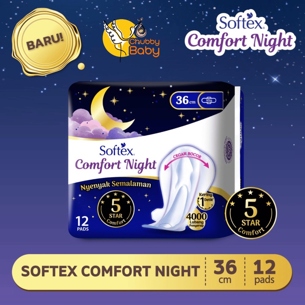 Softex Comfort Night: Pilihan Pembalut Malam dengan Ukuran